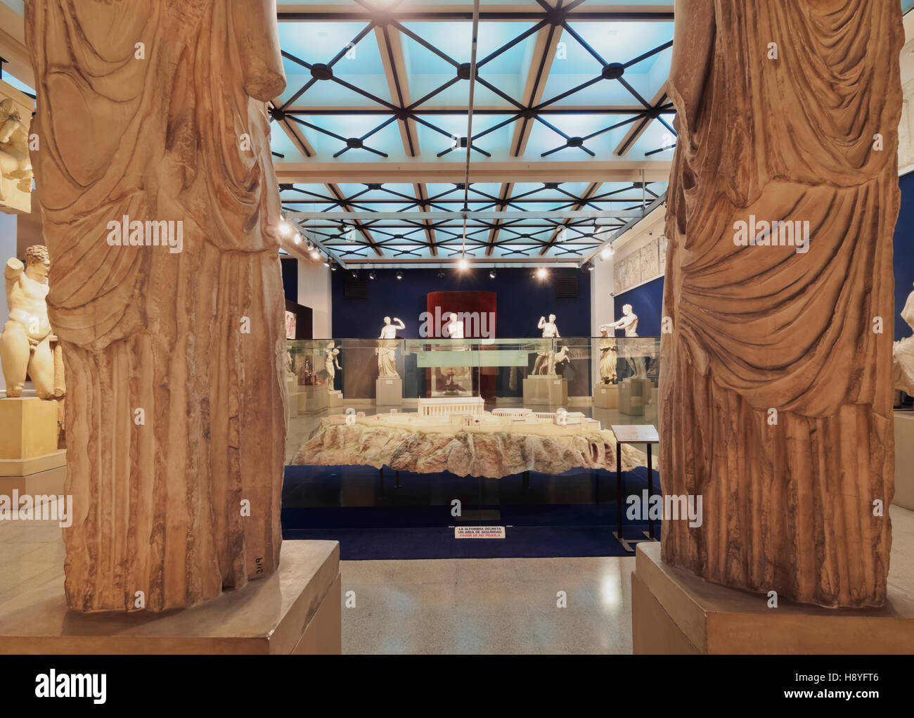Uruguay, Montevideo, Interior view of the History of Art Museum( MuHAr ...