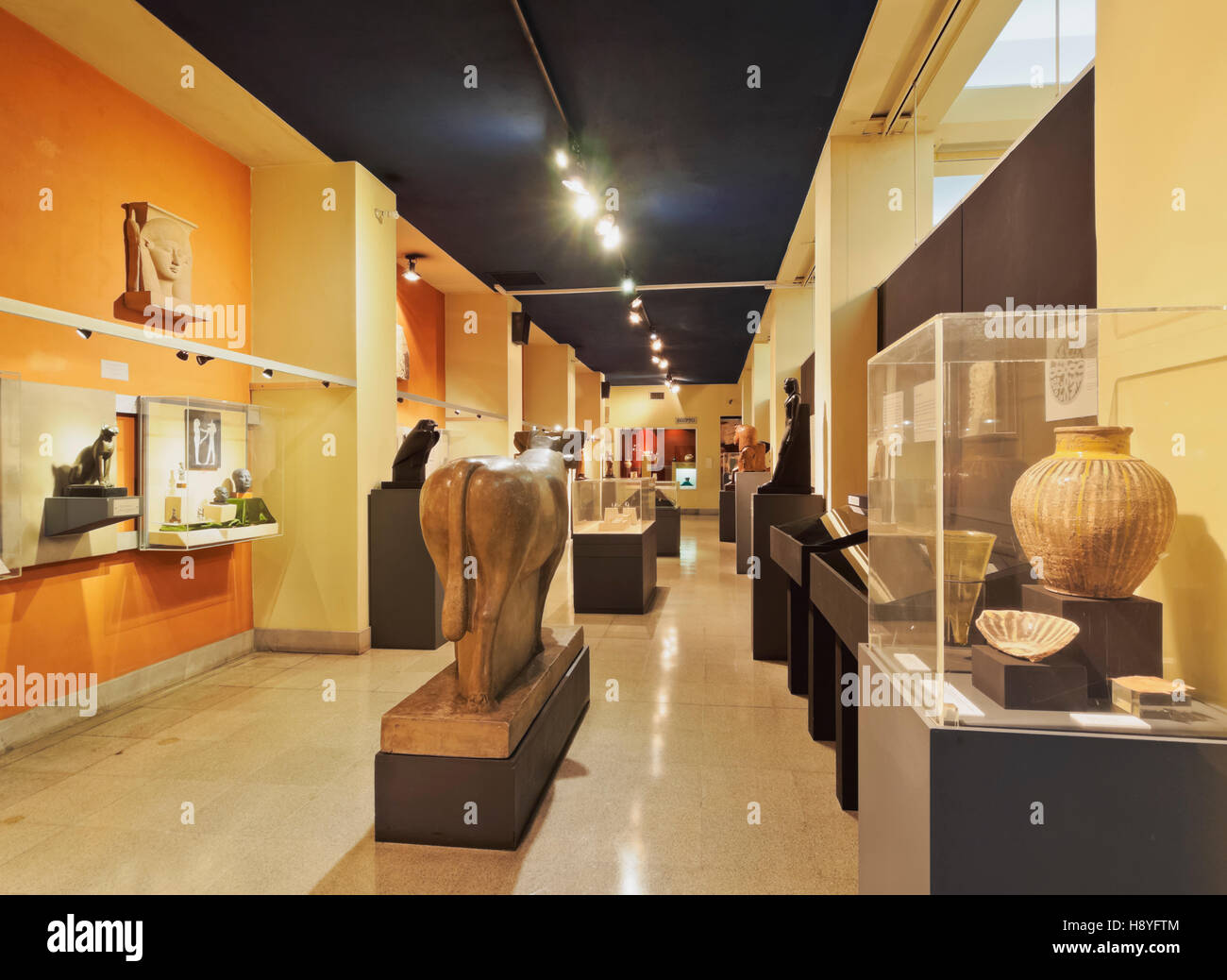 Uruguay, Montevideo, Interior view of the History of Art Museum( MuHAr ...