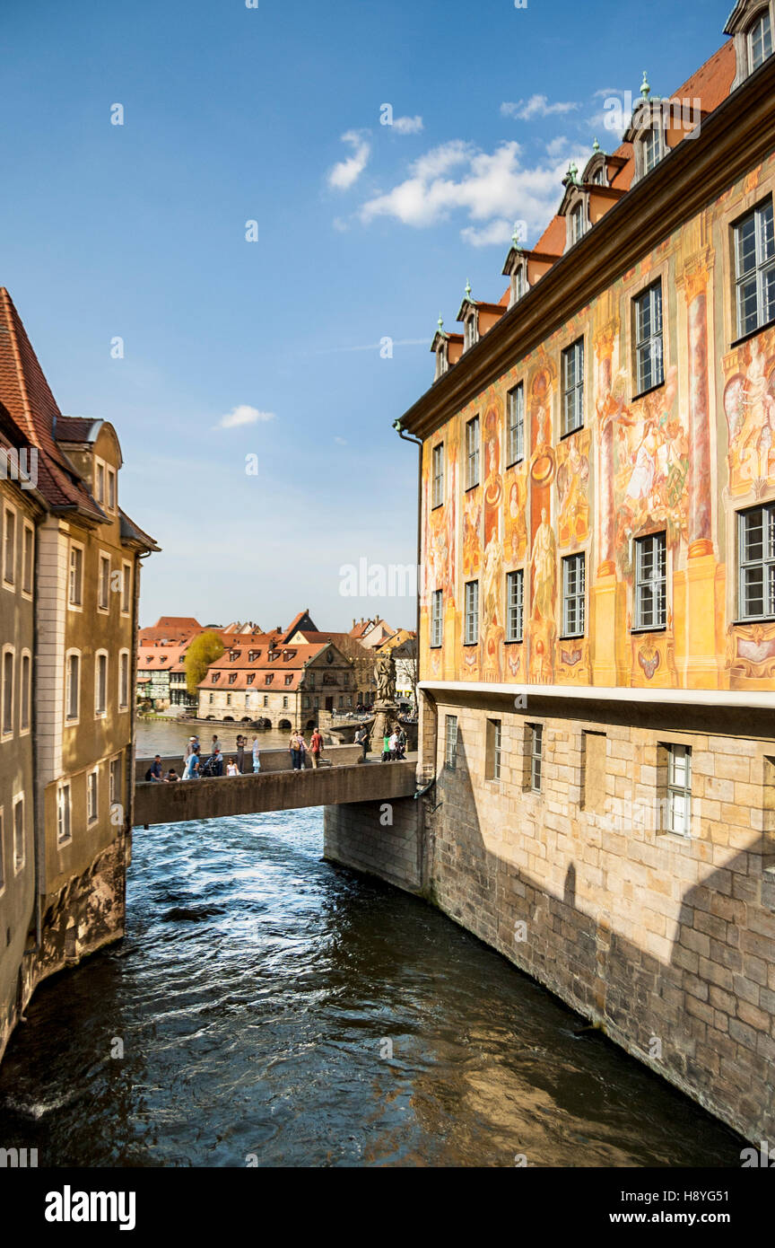 Streets of Bamberg in Bavaria Stock Photo - Alamy