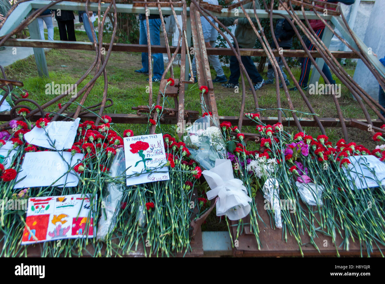 The annual celebrations of the Athens Polytechnic Uprising 17 November ...
