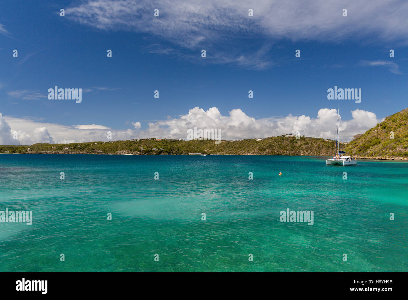 Serene scene in Antigua, very calm, very pretty Stock Photo - Alamy