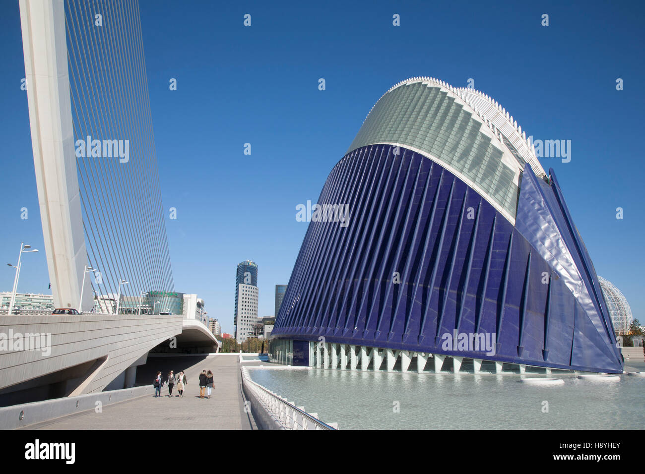 Agora Building, City of Arts and Science, Valencia Stock Photo - Alamy