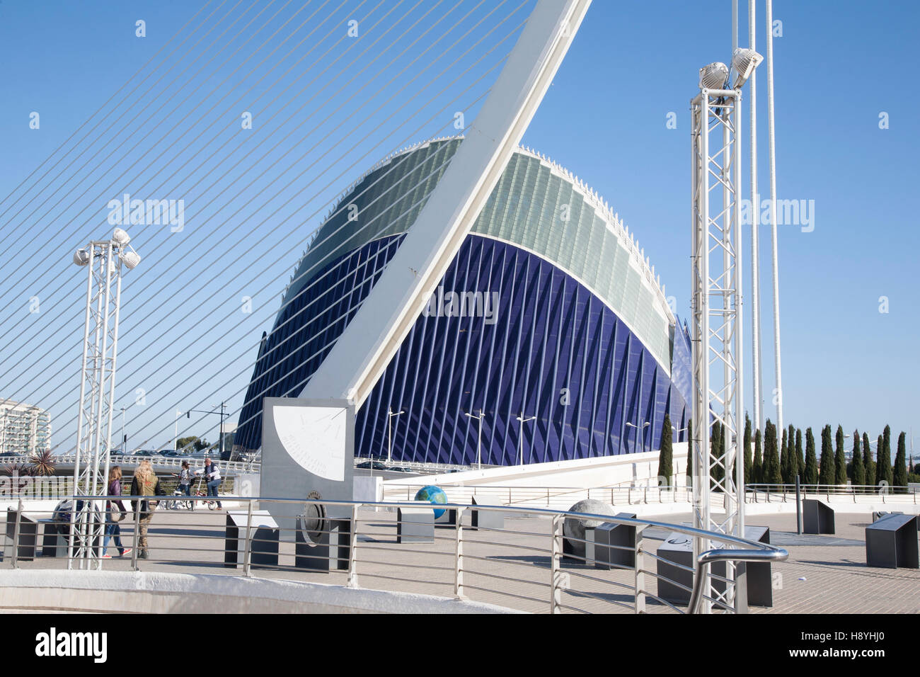 Agora Building, City of Arts and Science, Valencia Stock Photo - Alamy