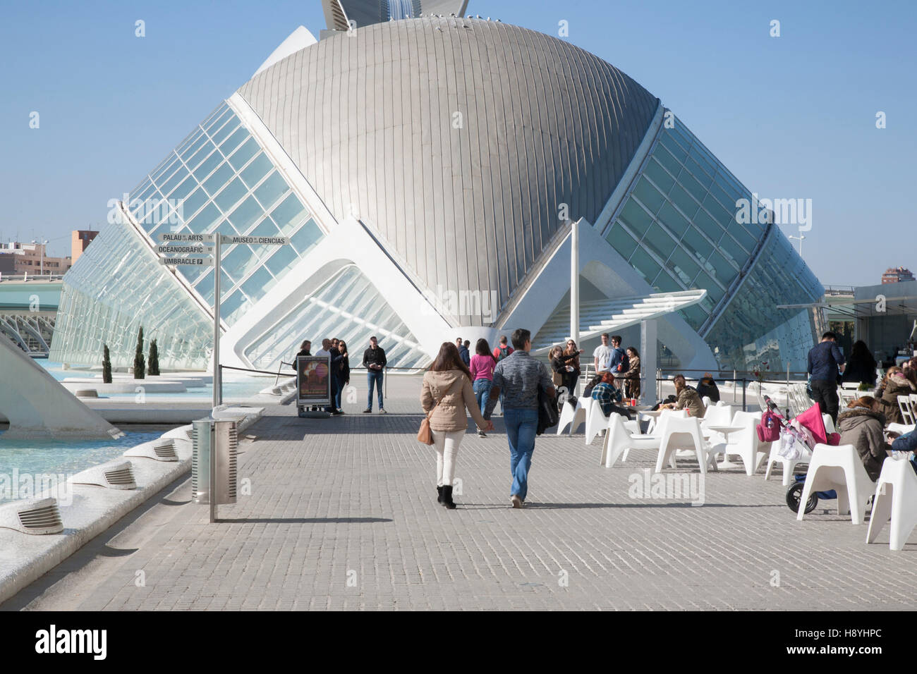IMAX Hemisferic Buildings, City of Arts and Science, Valencia Stock ...