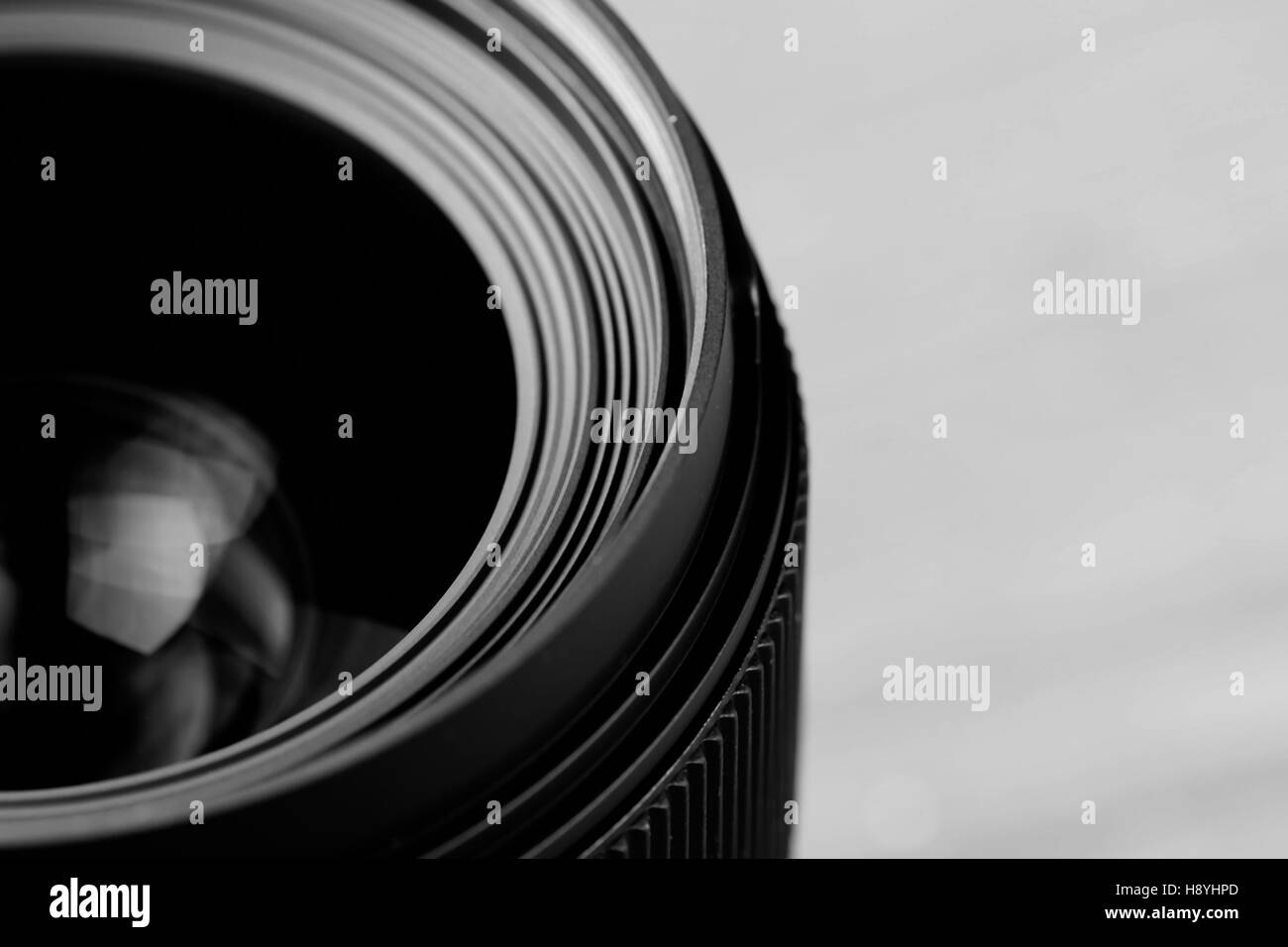 lens reflection black and white photo Stock Photo - Alamy