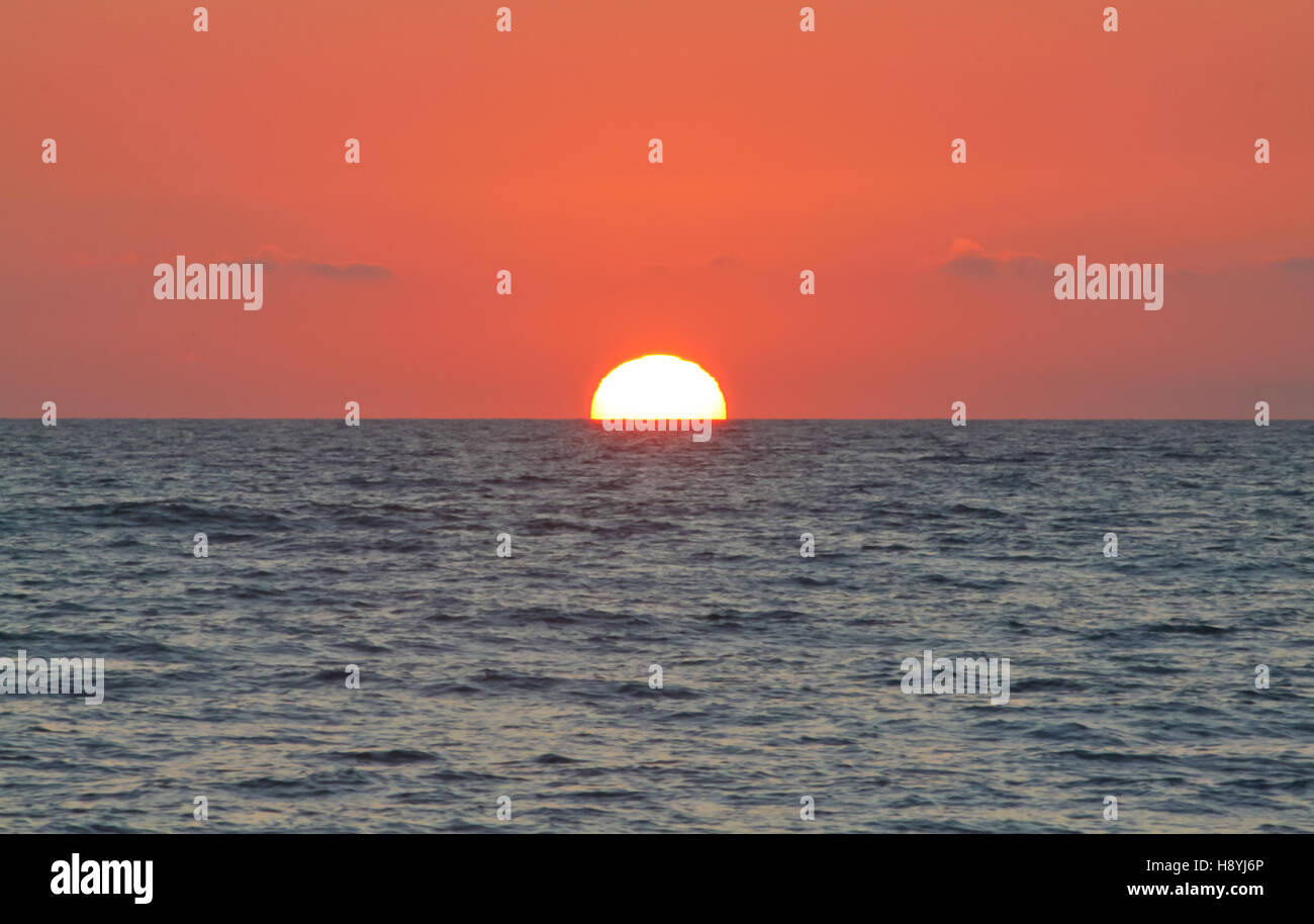 Twilight over the sea Stock Photo - Alamy