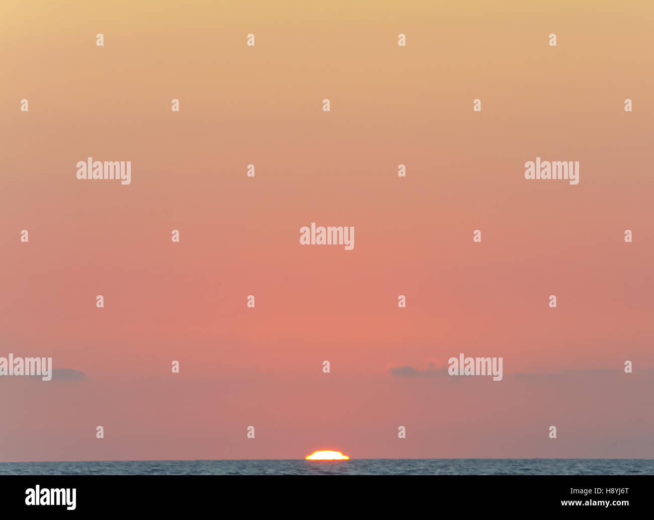 Twilight over the sea Stock Photo - Alamy