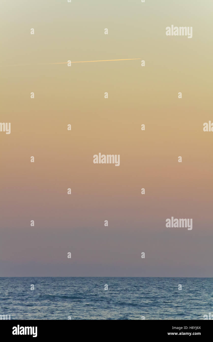 Twilight over the sea Stock Photo - Alamy