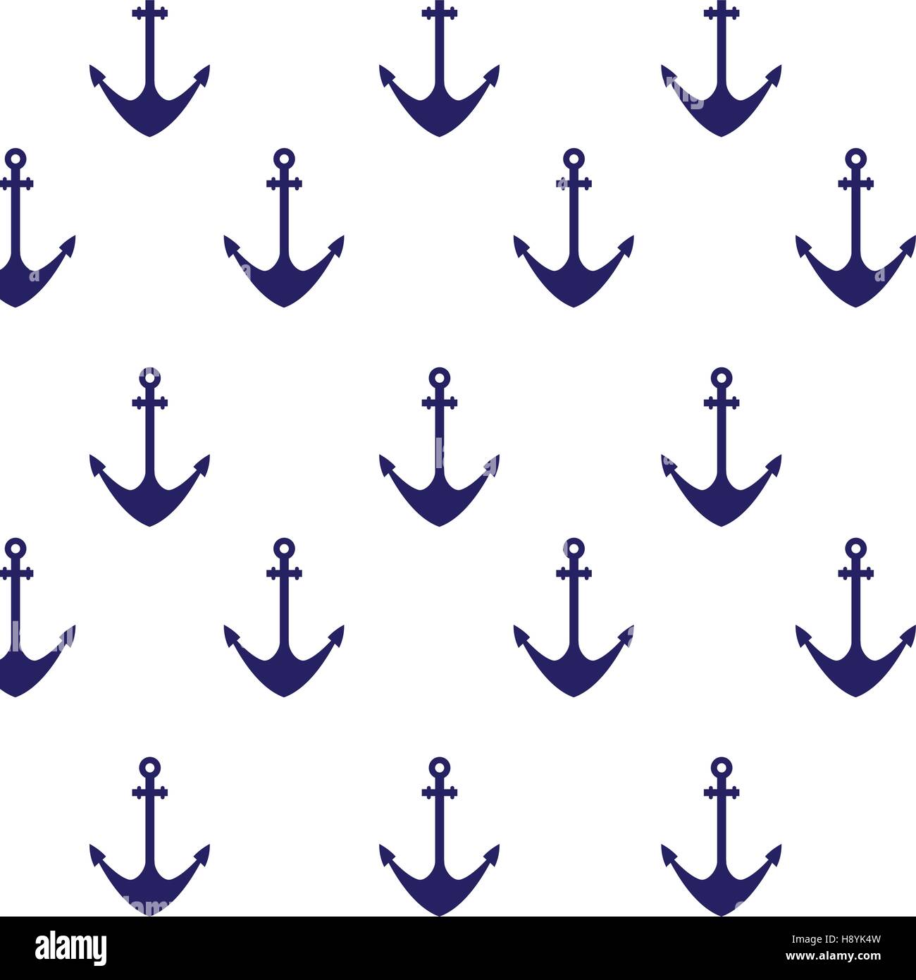 ship anchor maritime frame vector illustration design Stock Vector ...