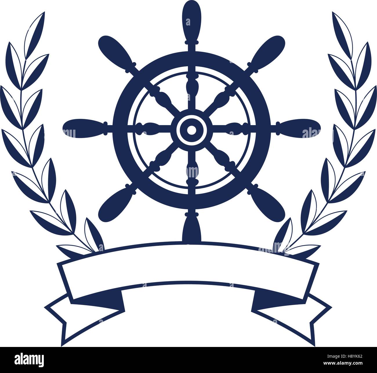 ship timon maritime frame vector illustration design Stock Vector Image ...