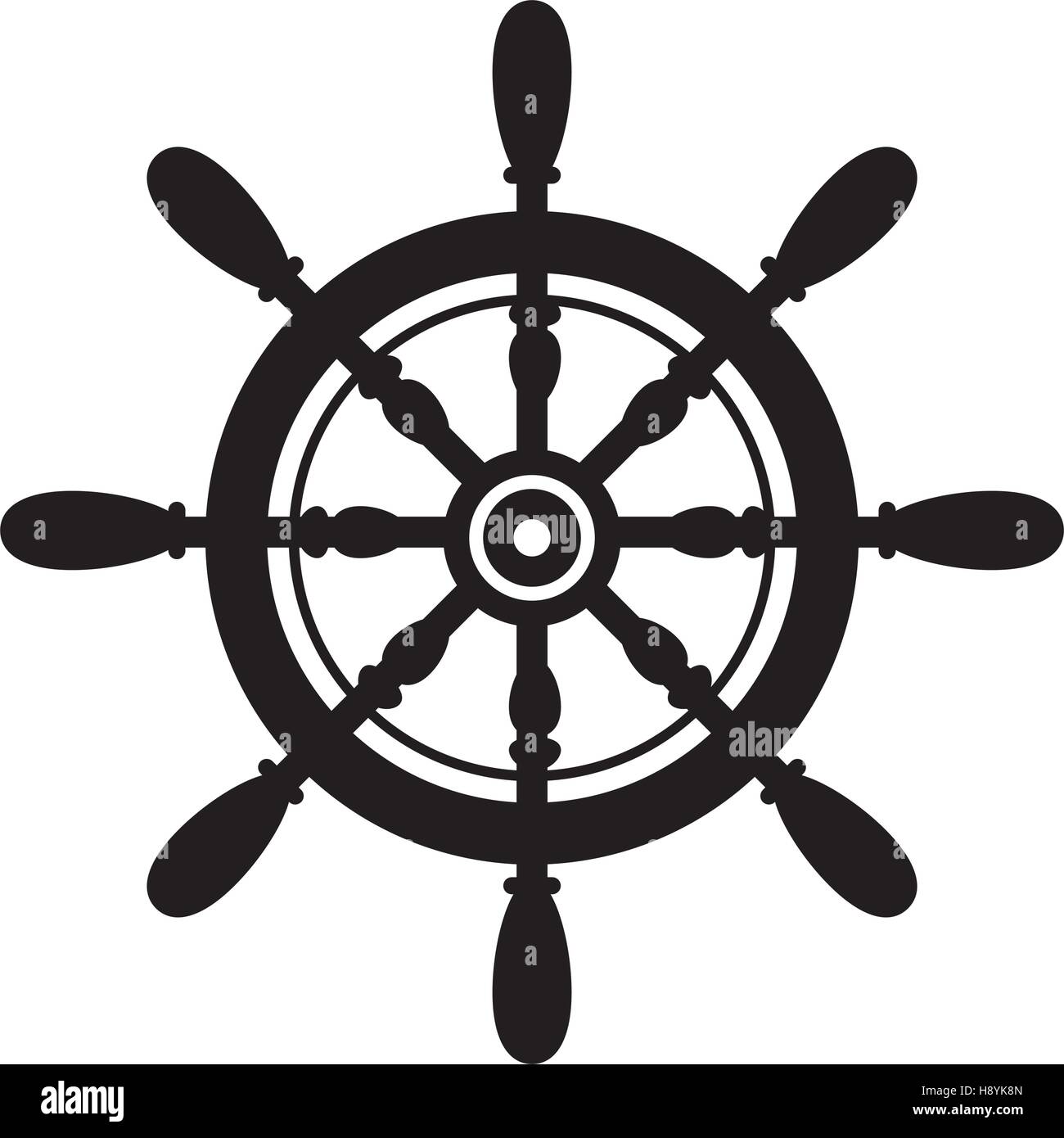 Timon ship marine icon hi-res stock photography and images - Alamy