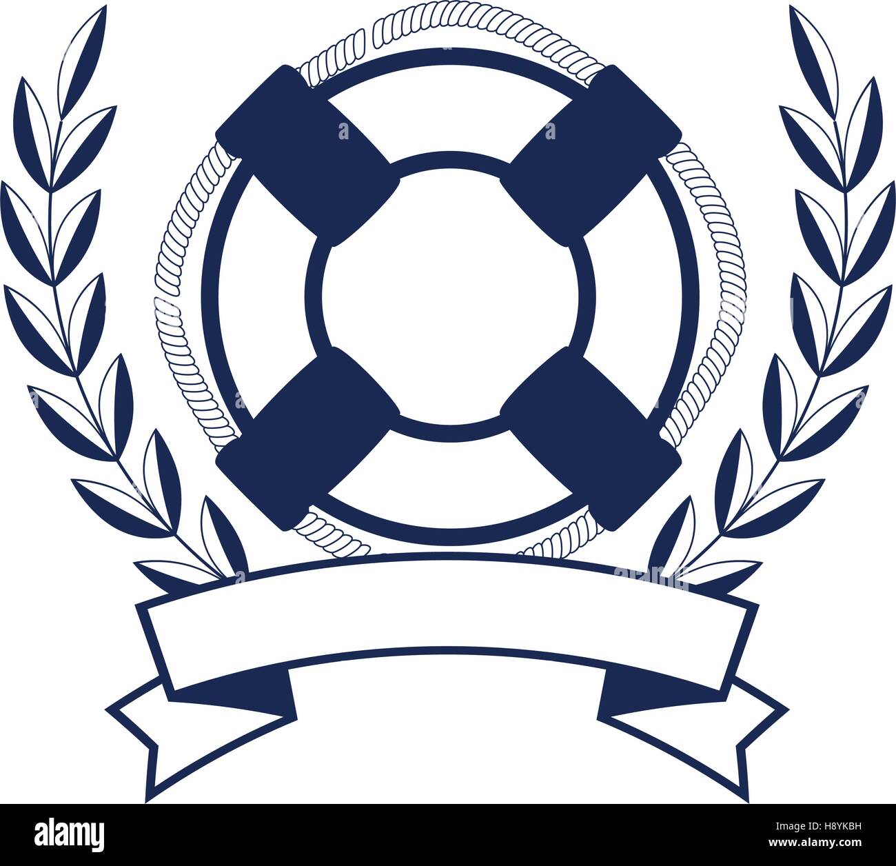 float ship maritime frame vector illustration design Stock Vector Image ...