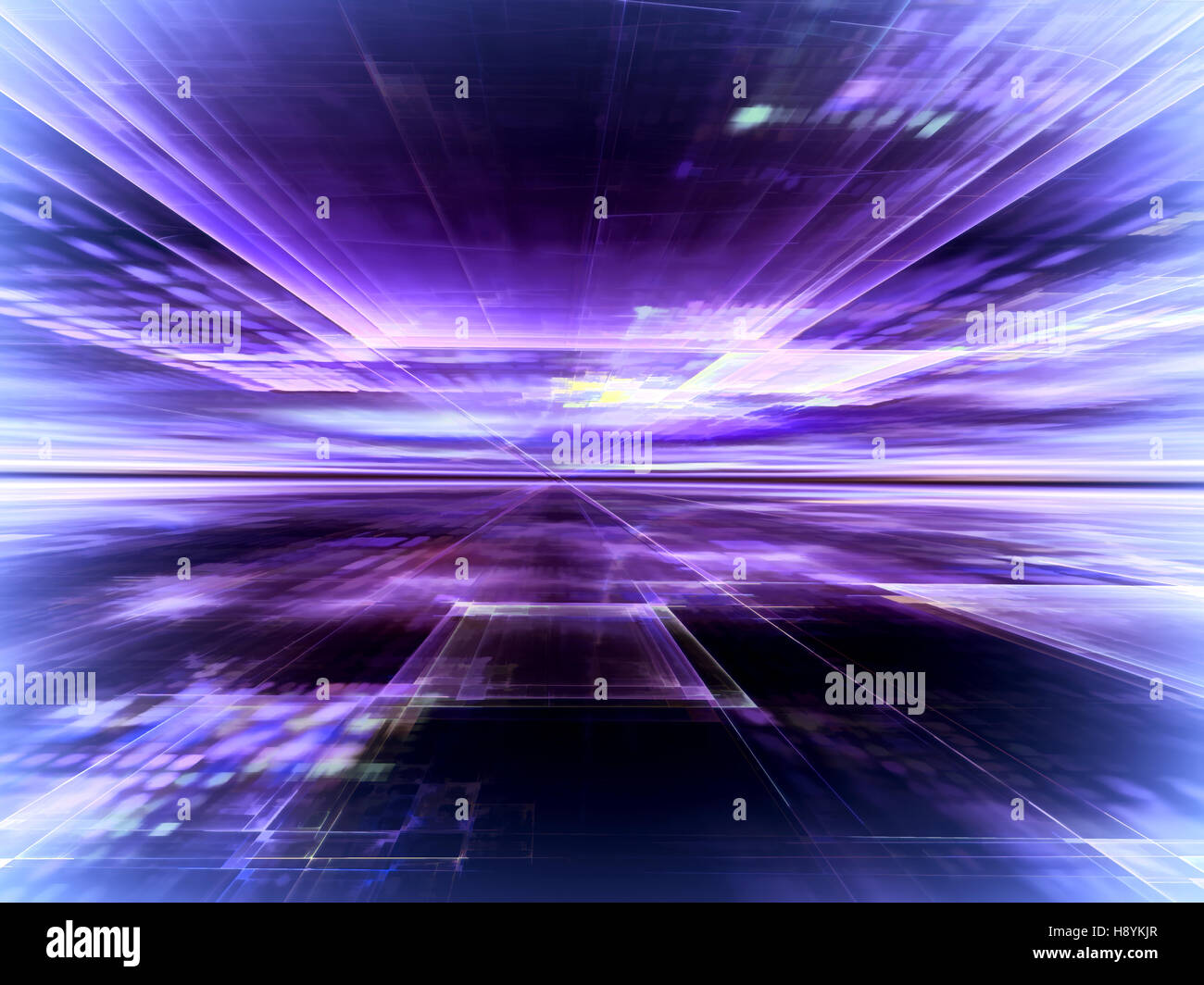 Abstract perspective background - digitally generated image Stock Photo ...