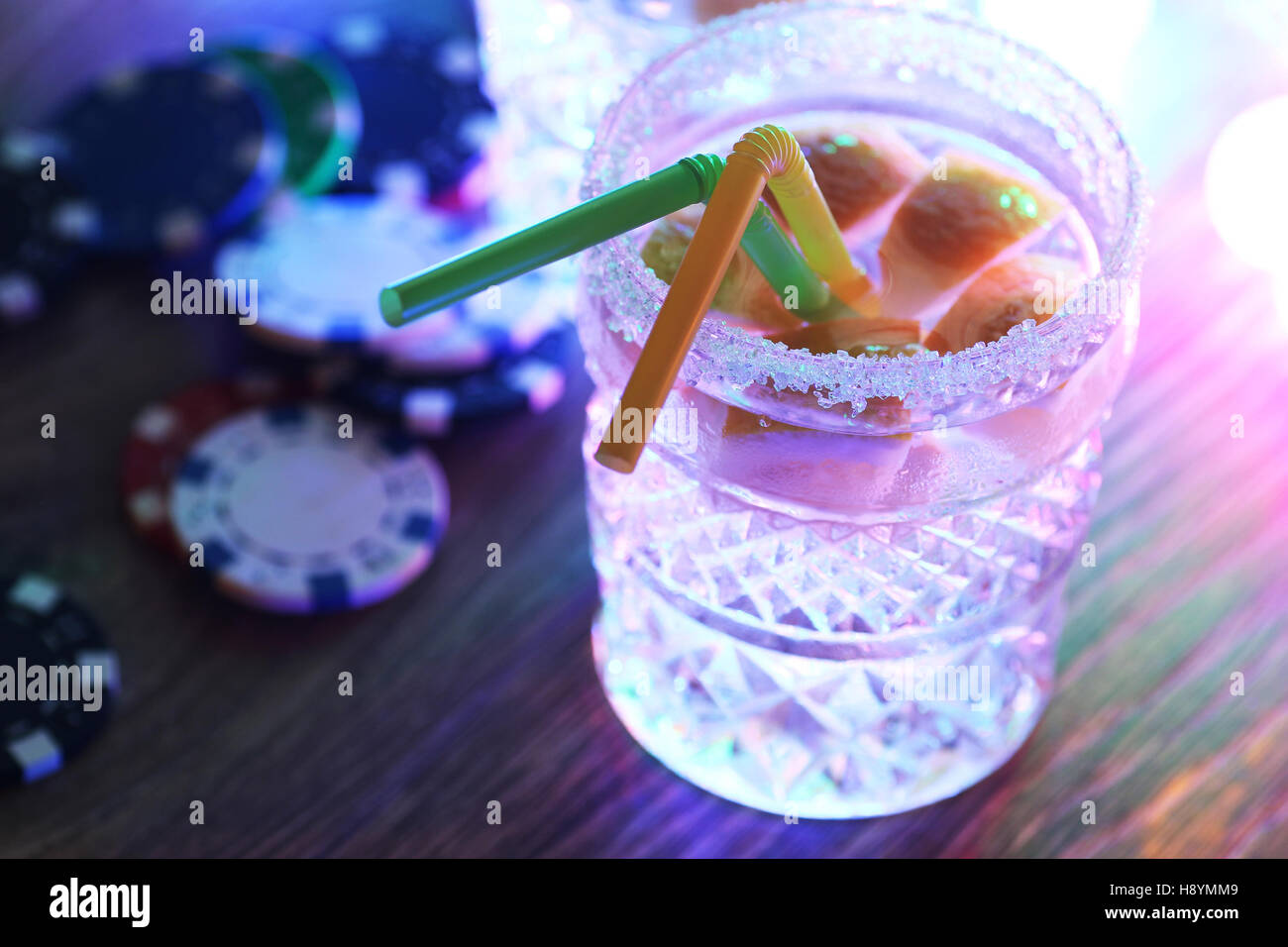 glass ice poker Stock Photo - Alamy