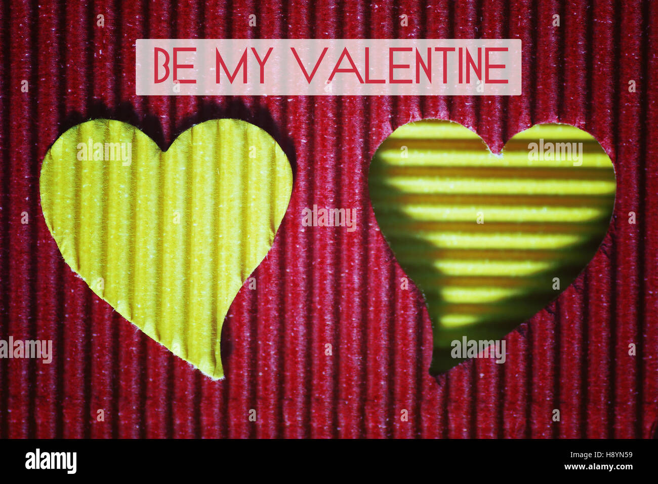 Cardboard heart shape Stock Photo - Alamy