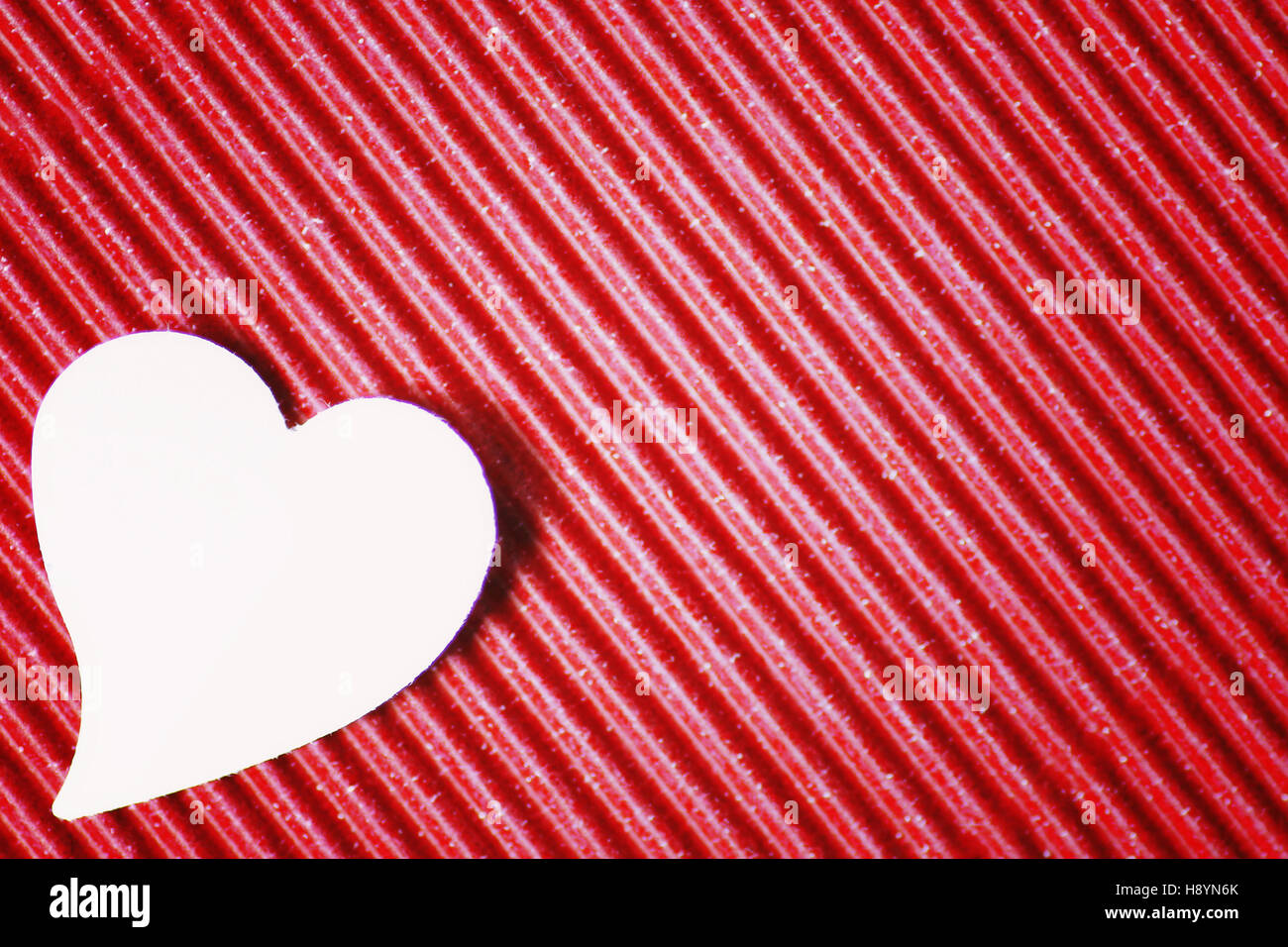 valentine paper heart shape Stock Photo - Alamy