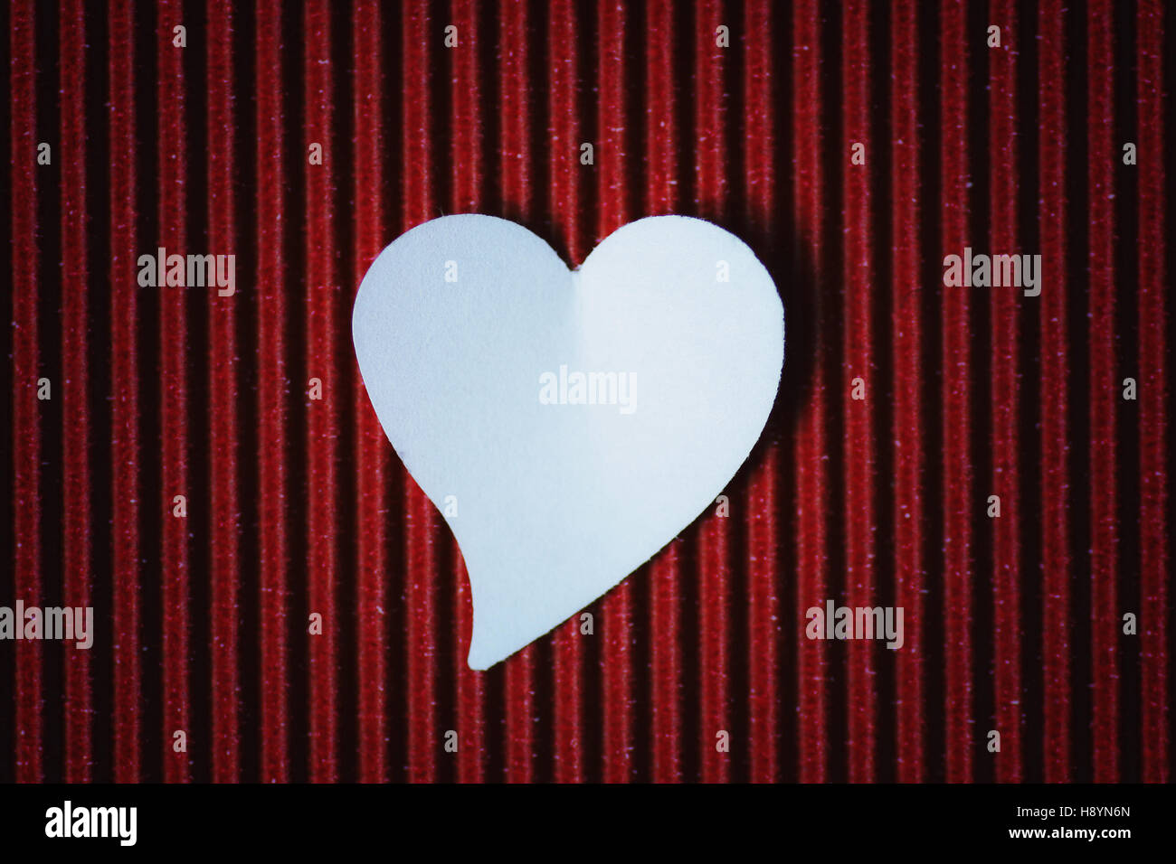 Cardboard heart shape Stock Photo - Alamy