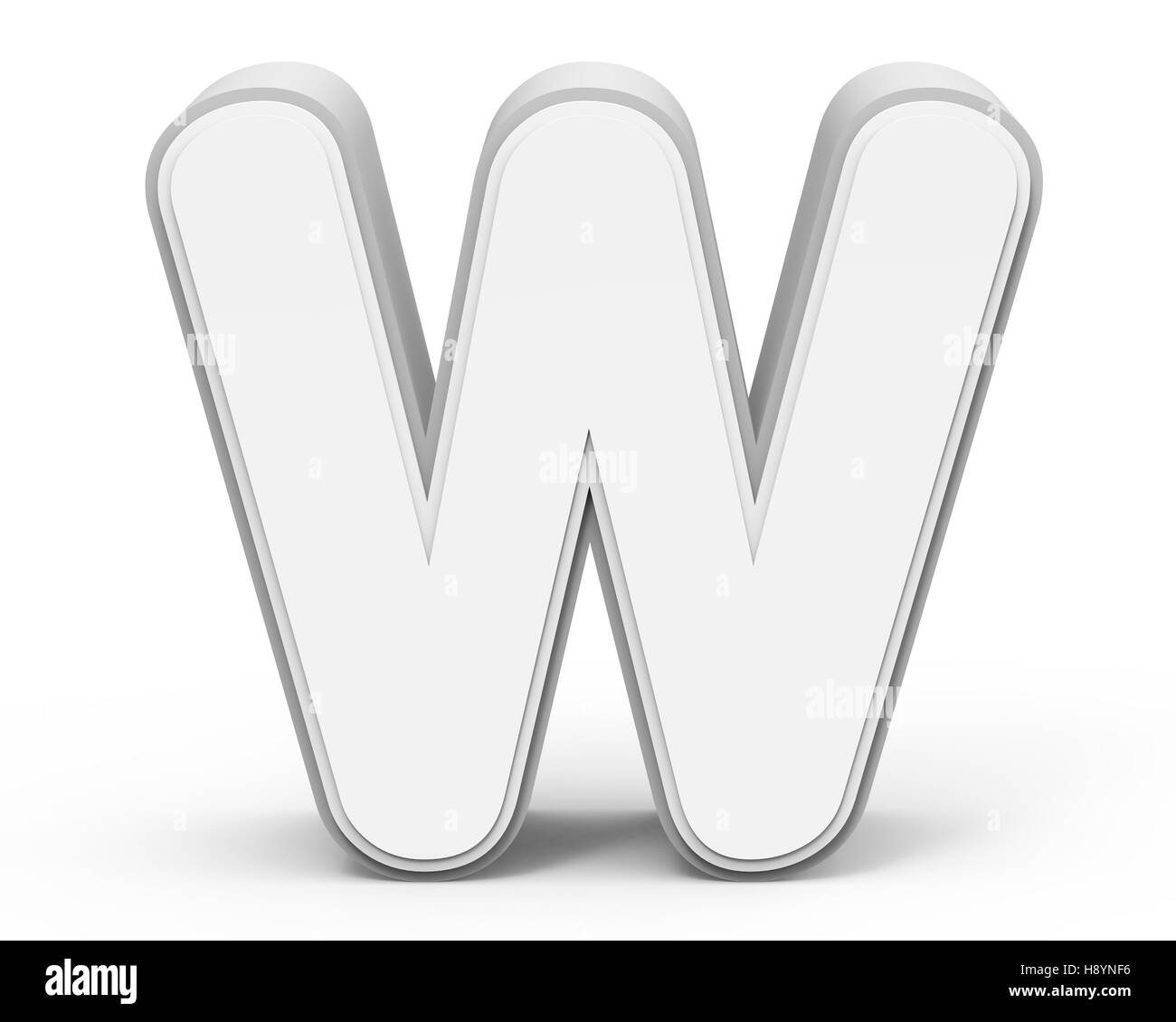 W typography font letter type hi-res stock photography and images - Alamy