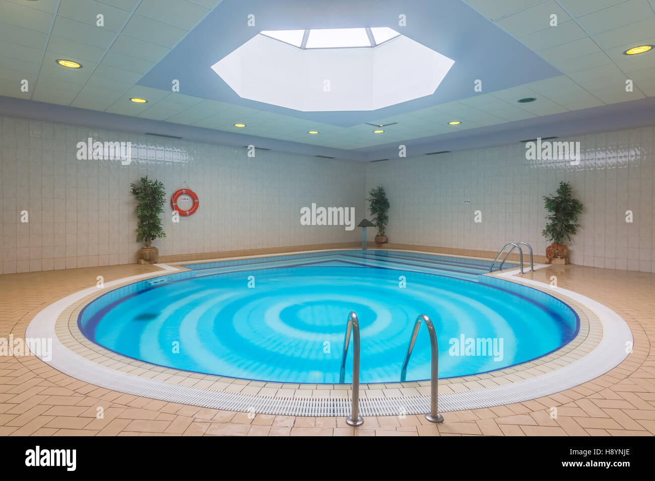Round indoor pool Stock Photo - Alamy