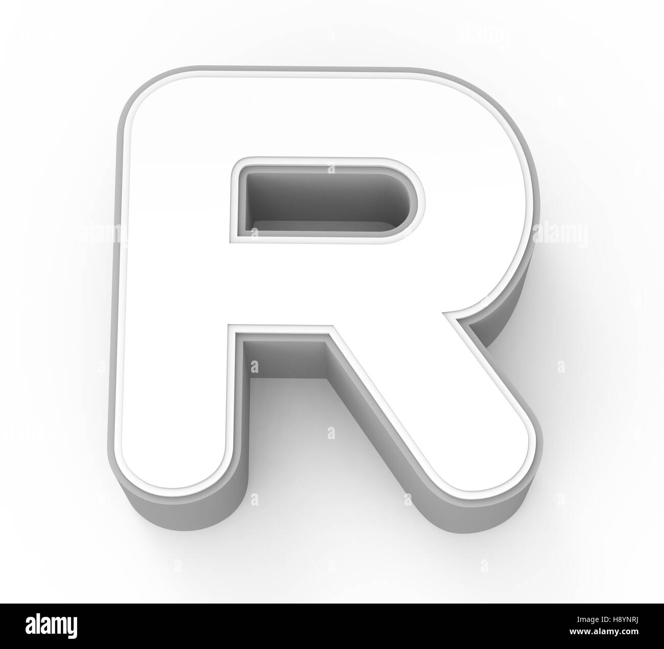 Letter r 3d hi-res stock photography and images - Alamy