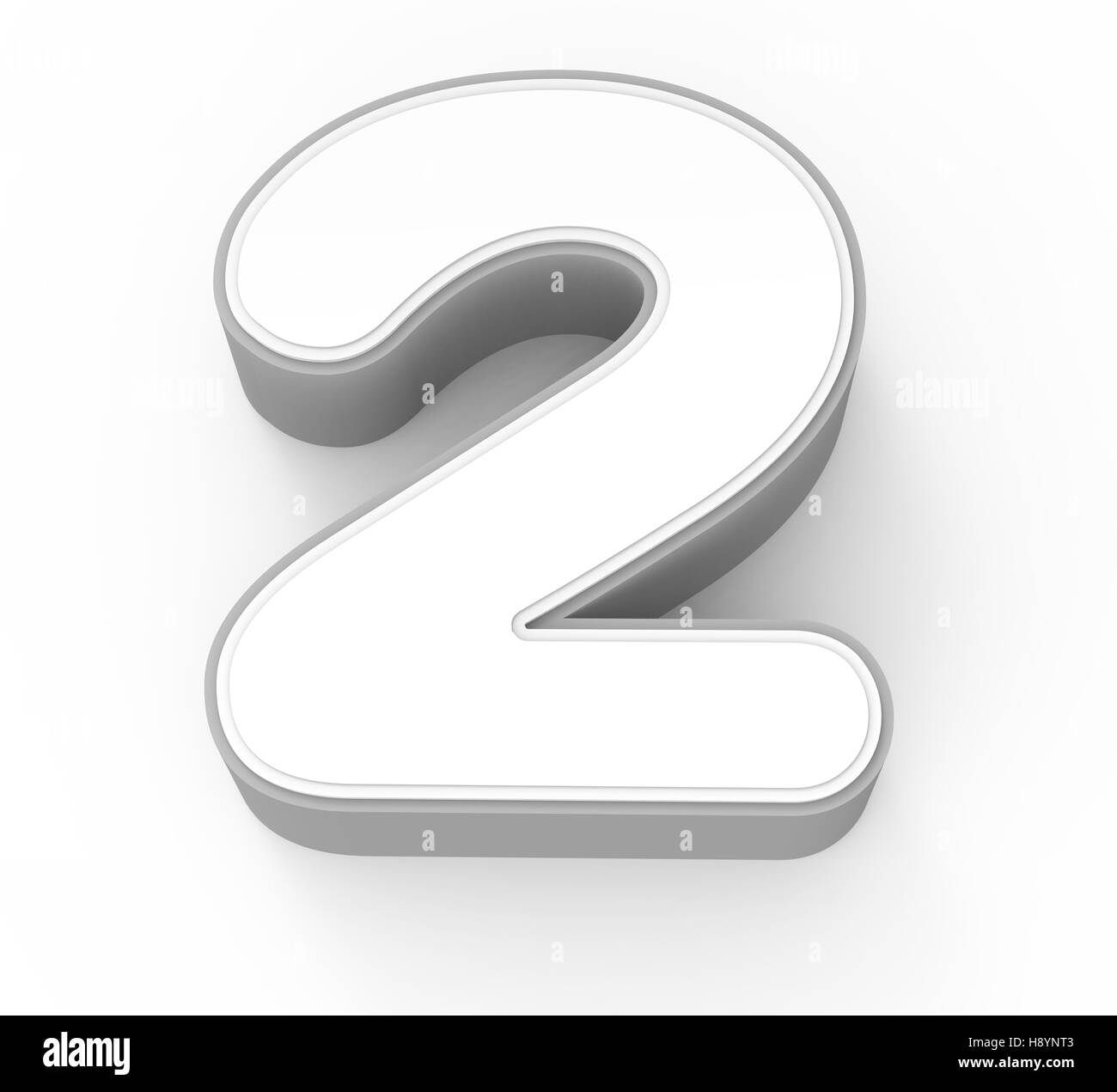 Number Two Clipart Black And White