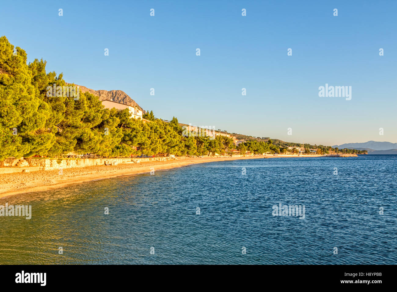 Long sea coast Stock Photo - Alamy