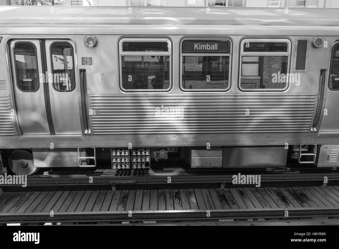 Chicago transit Black and White Stock Photos & Images - Alamy