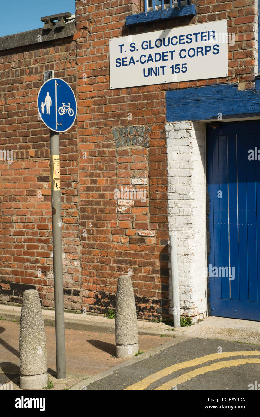Sea Cadets building in Gloucester,England Stock Photo - Alamy
