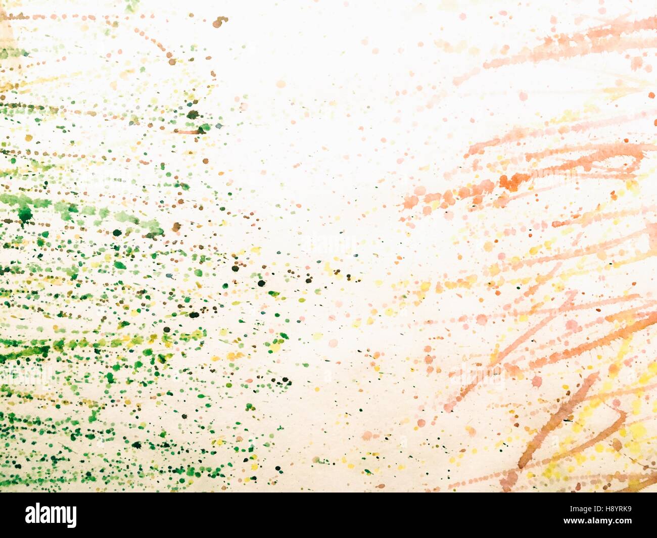 Abstract colored paint drops background. Over white Stock Photo - Alamy