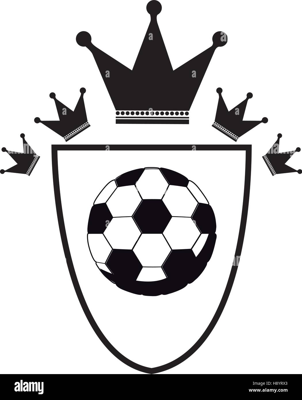 ball of soccer icon. Sport hobby competition and game theme. Isolated ...