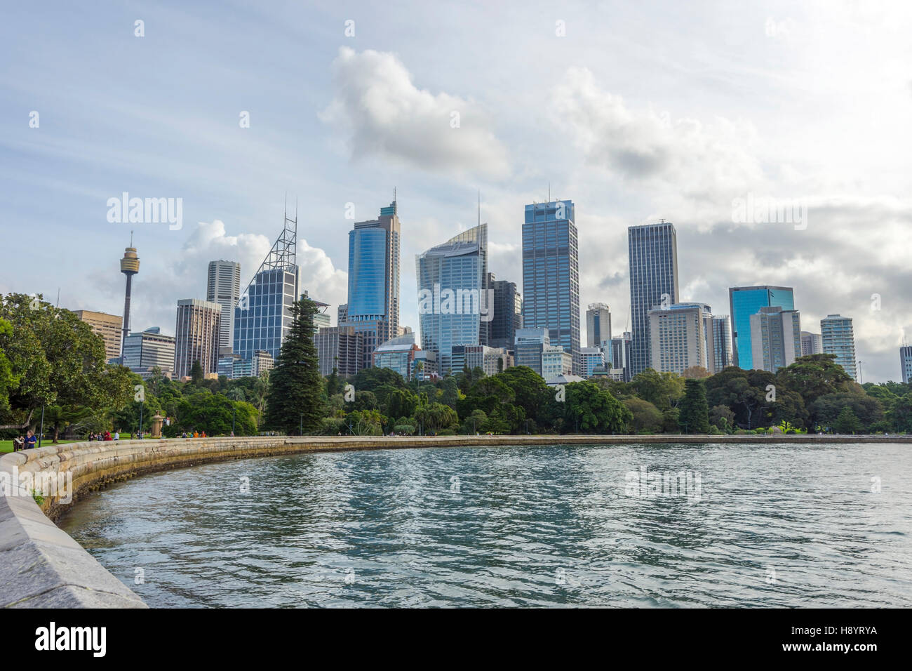 View over Sydney skyline in daytime Stock Photo - Alamy