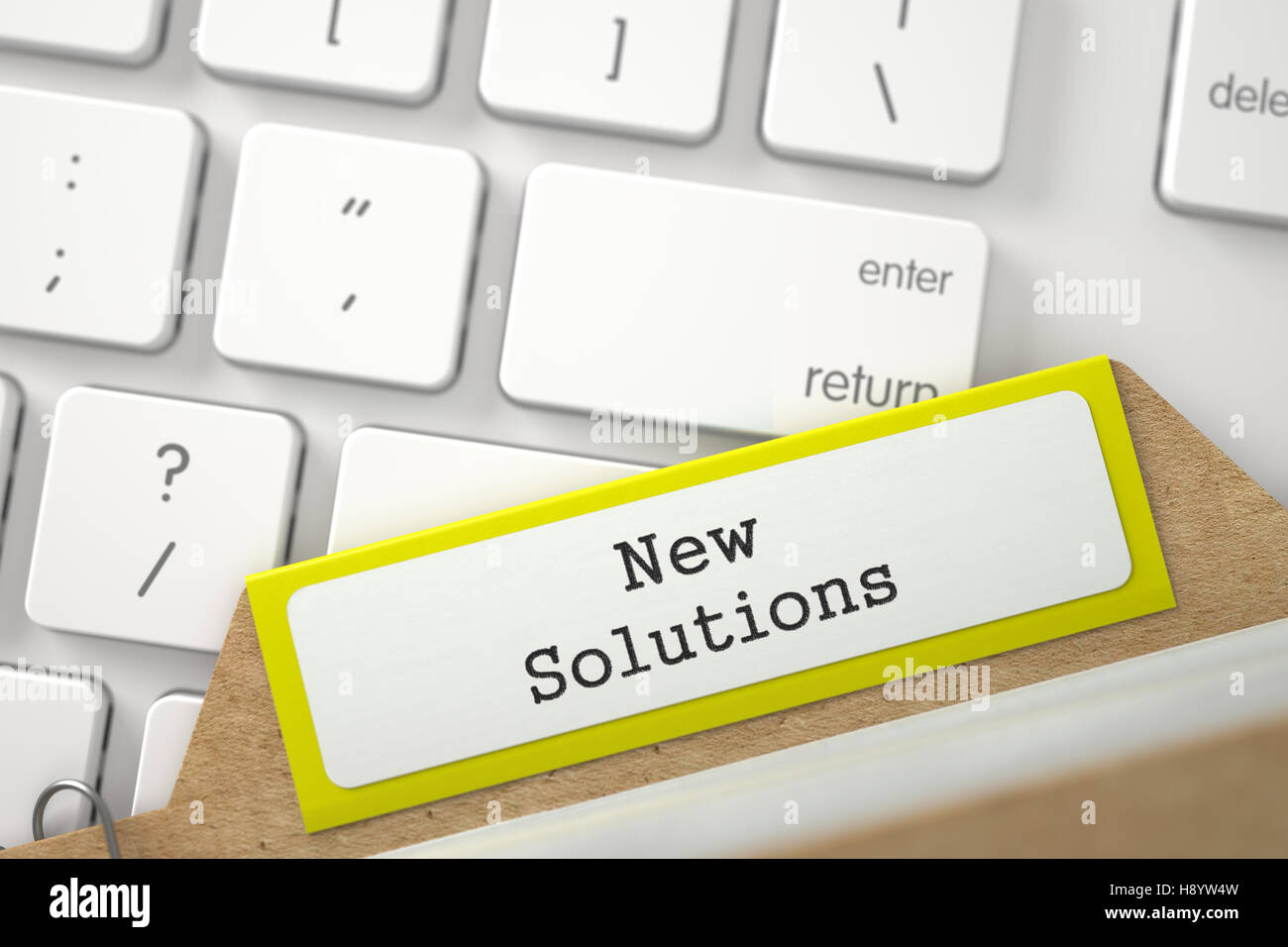 Folder Register with New Solutions. 3D Stock Photo - Alamy Folder Register with New Solutions. 3D Stock Photo - Alamy
