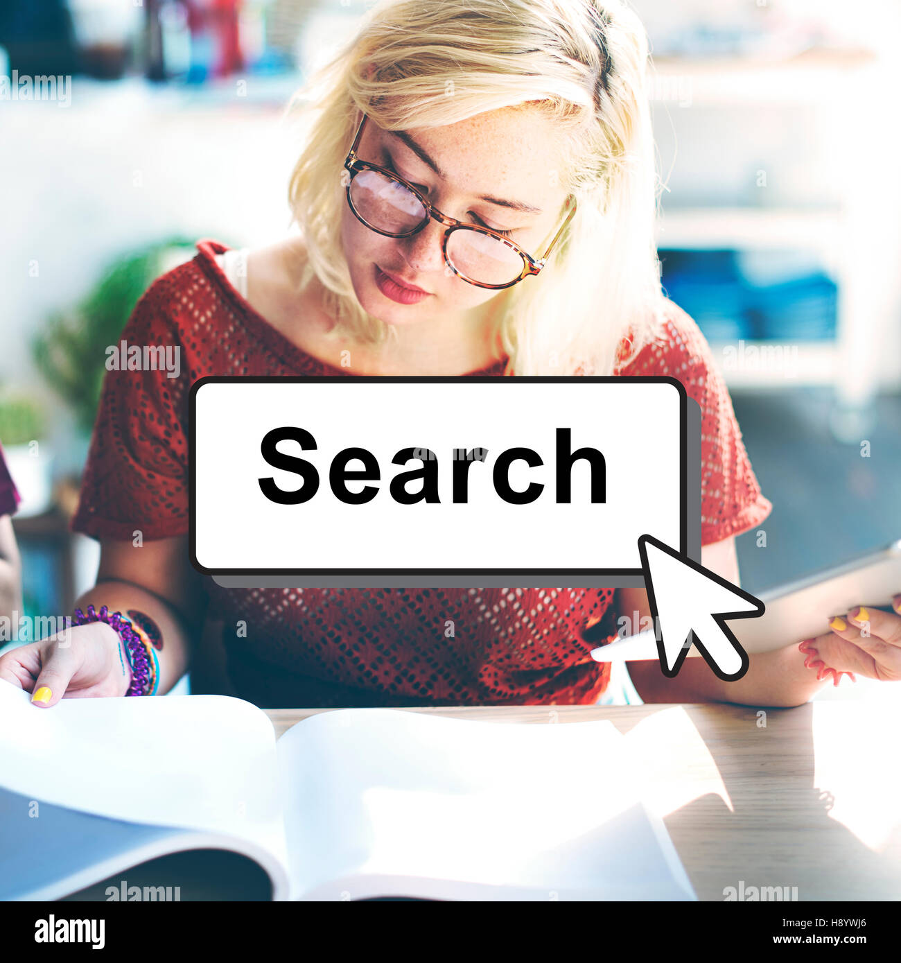 Search Searching Finding Looking Optimisation Concept Stock Photo - Alamy