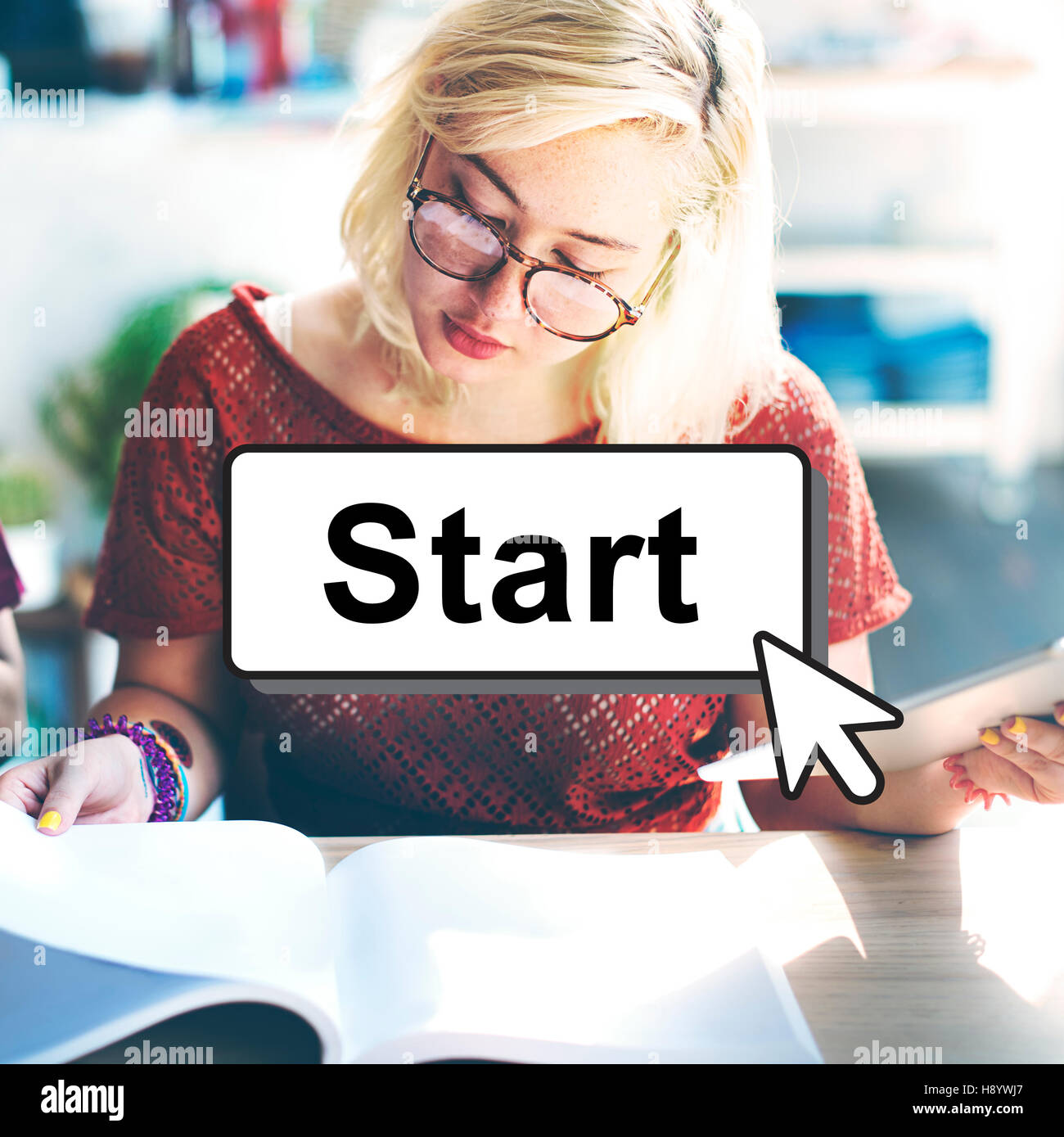 Start Starter Begin Build Launch Motivate First Concept Stock Photo - Alamy