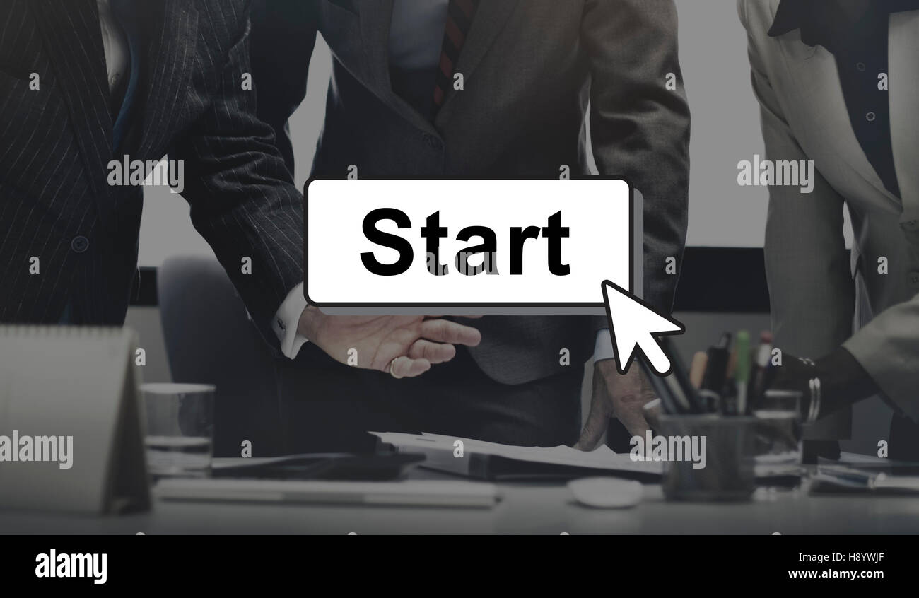 Start Starter Begin Build Launch Motivate First Concept Stock Photo - Alamy