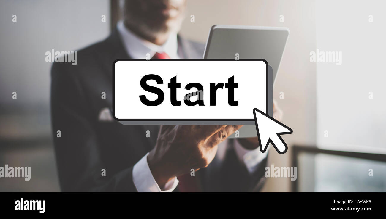 Start Starter Begin Build Launch Motivate First Concept Stock Photo - Alamy