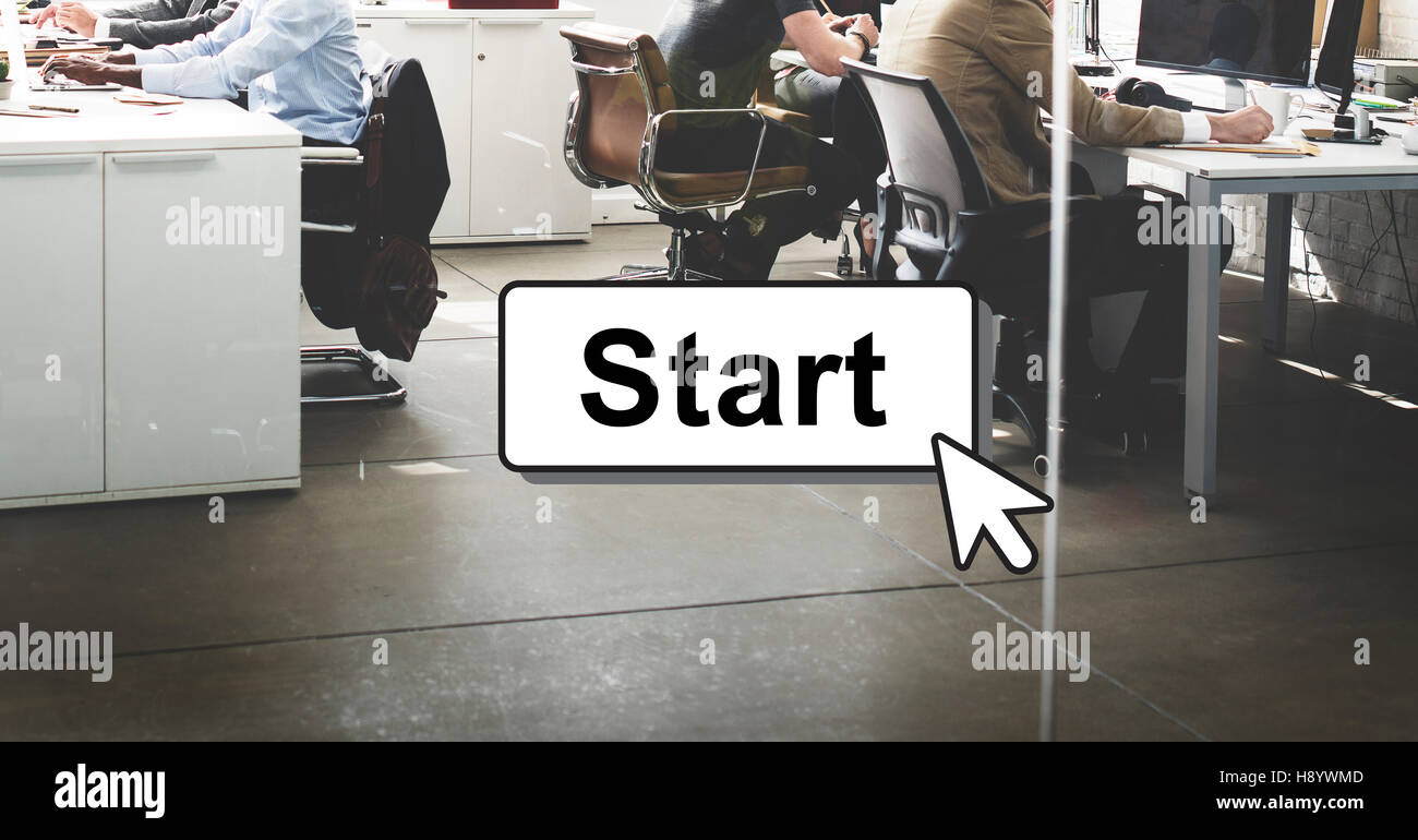 Start Starter Begin Build Launch Motivate First Concept Stock Photo - Alamy