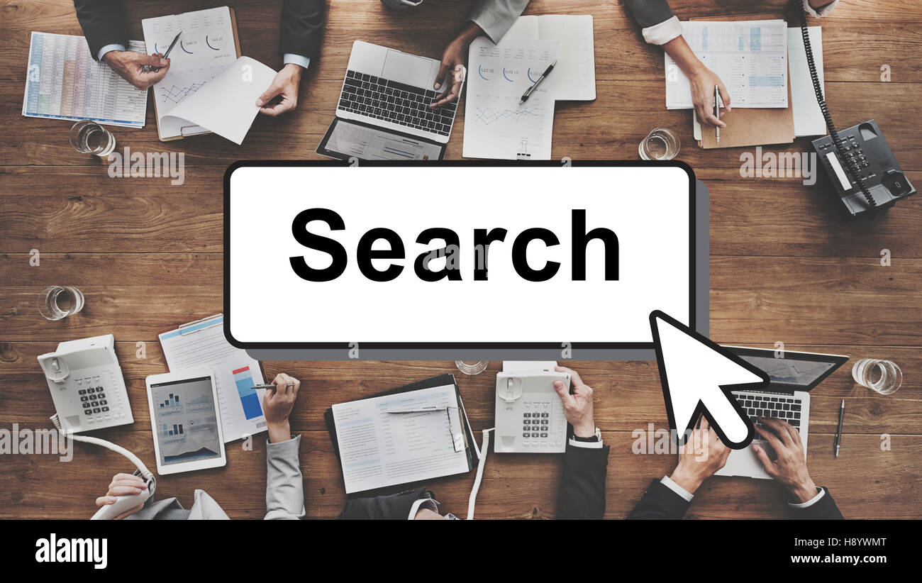 Search Searching Finding Looking Optimisation Concept Stock Photo - Alamy
