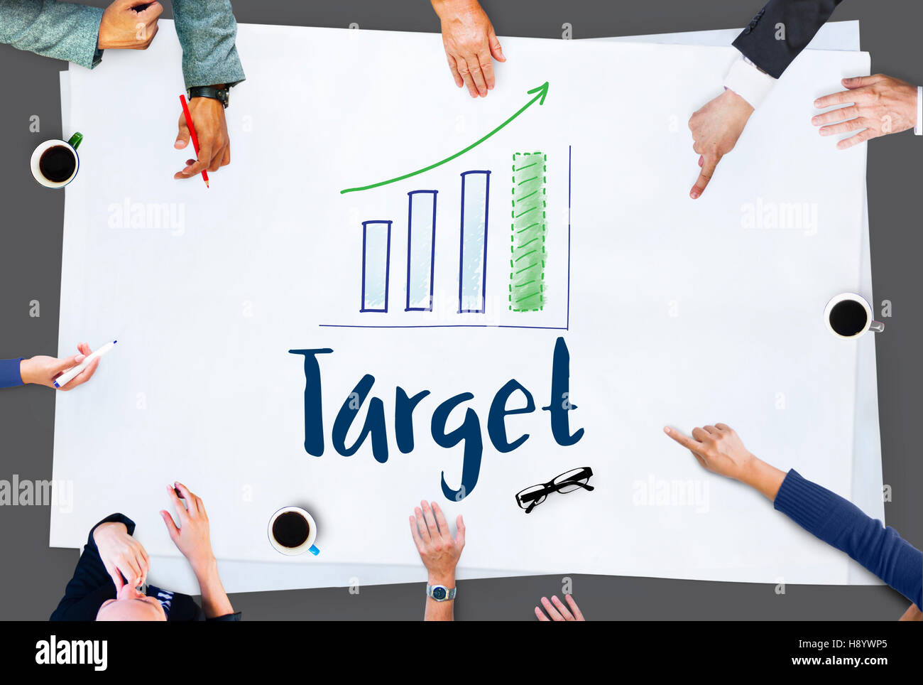 Goals Growth Success Target Concept Stock Photo - Alamy