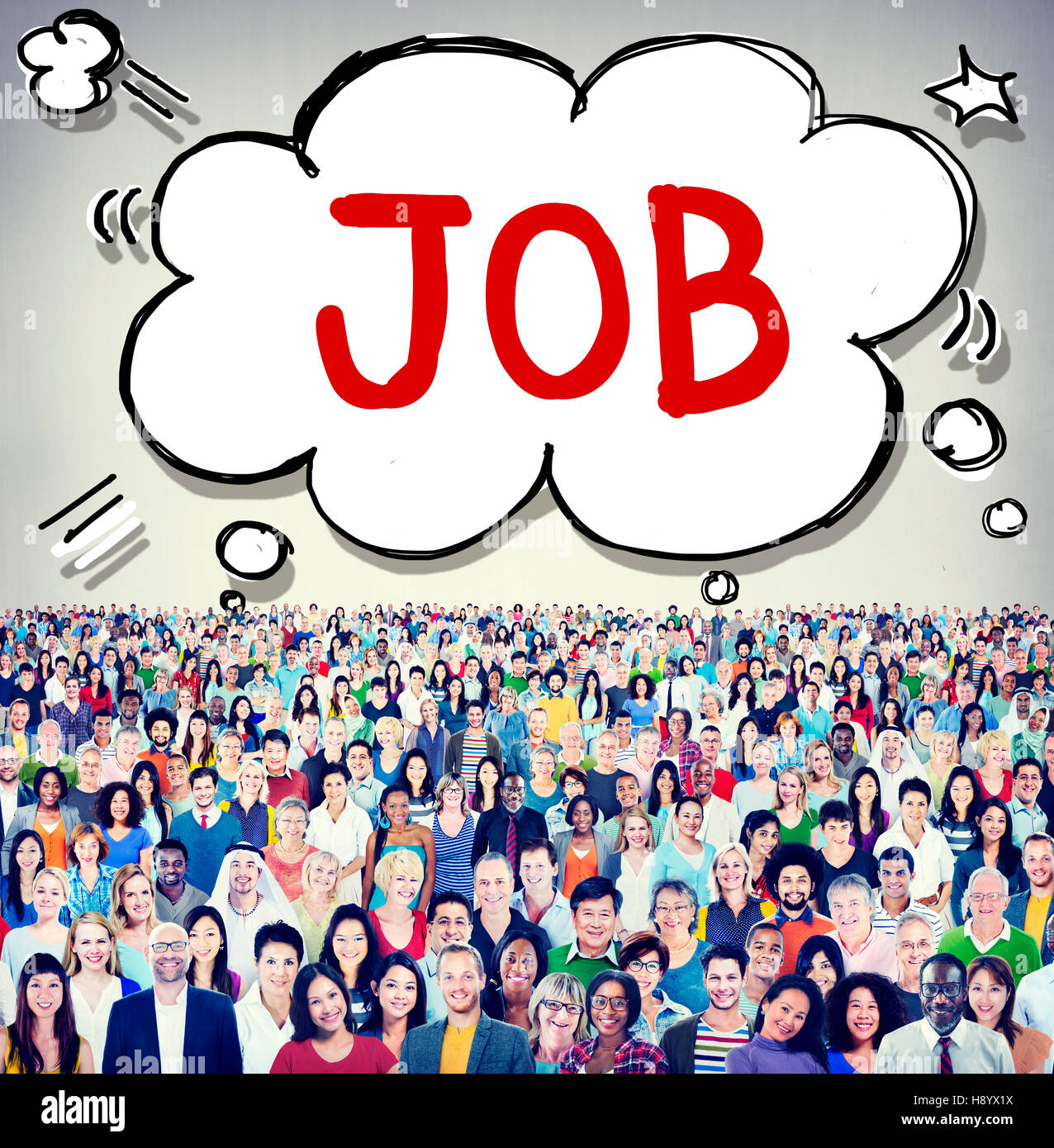 Job Employment Career Occupation Goals Concept Stock Photo - Alamy
