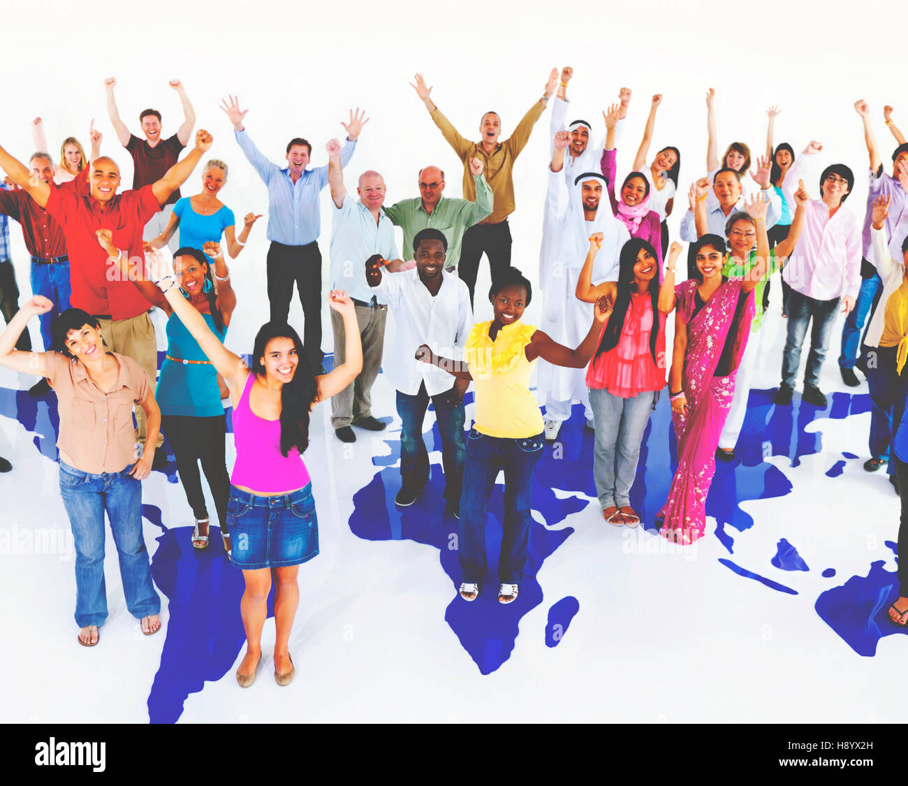 Community Friendship Global Communication Unity Concept Stock Photo - Alamy
