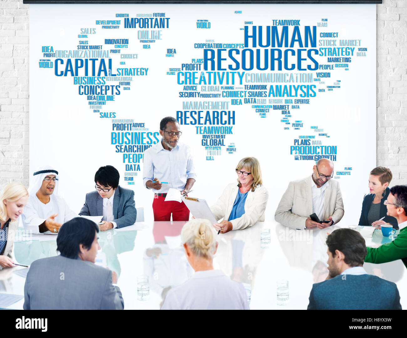 Human Resources Career Jobs Occupation Employment Concept Stock Photo ...