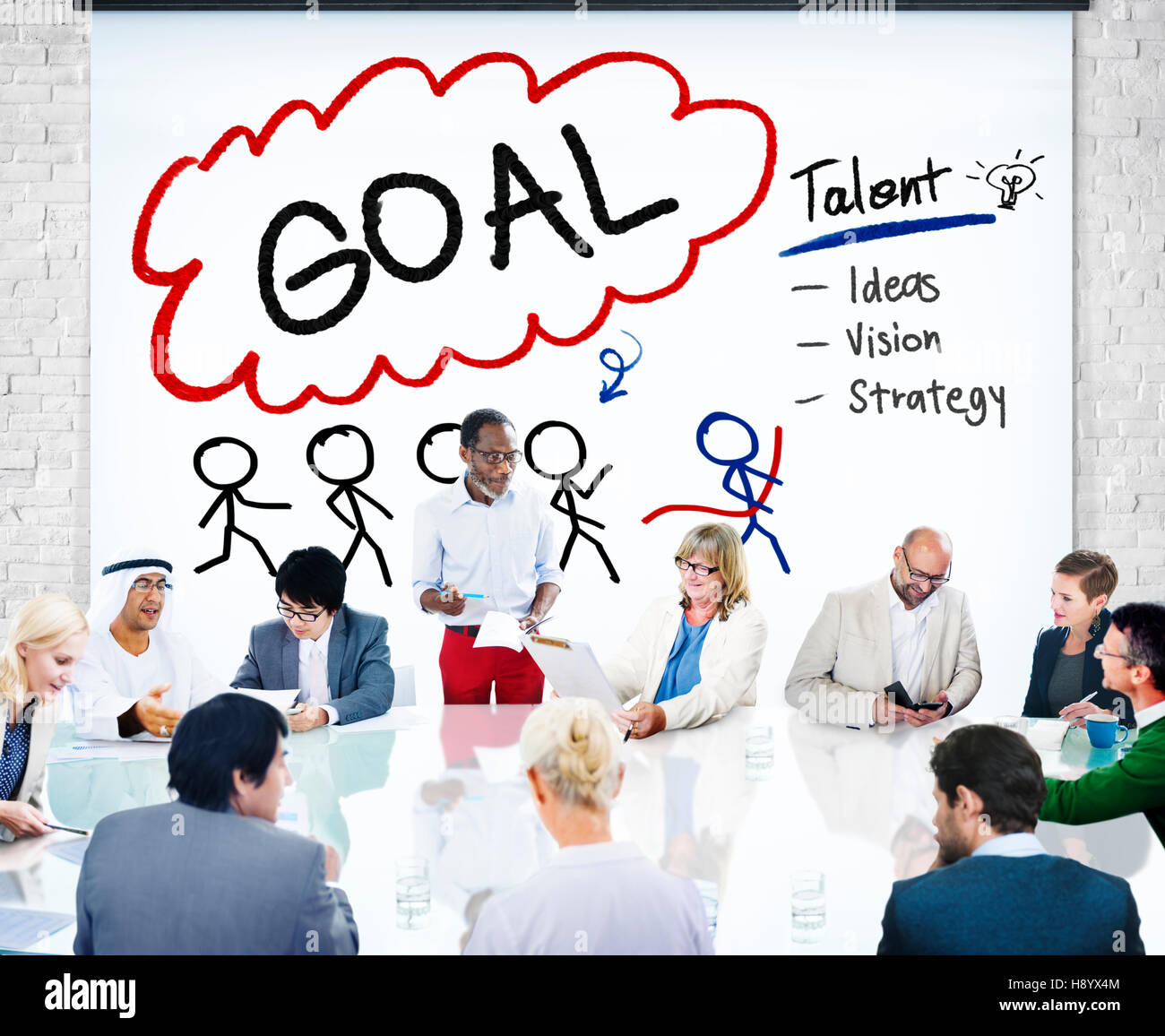 Goal Expectation Target Mission Aim Concept Stock Photo - Alamy