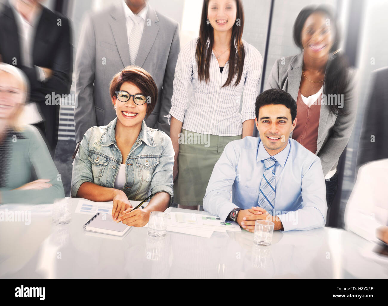 Business People Meeting Discussion Communication Concept Stock Photo ...