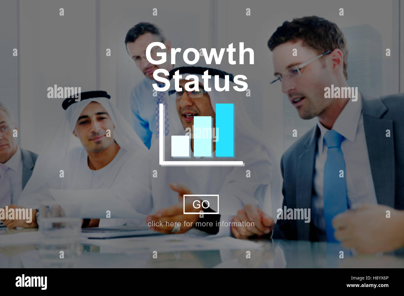 Growth Status Technology Online Website Concept Stock Photo - Alamy