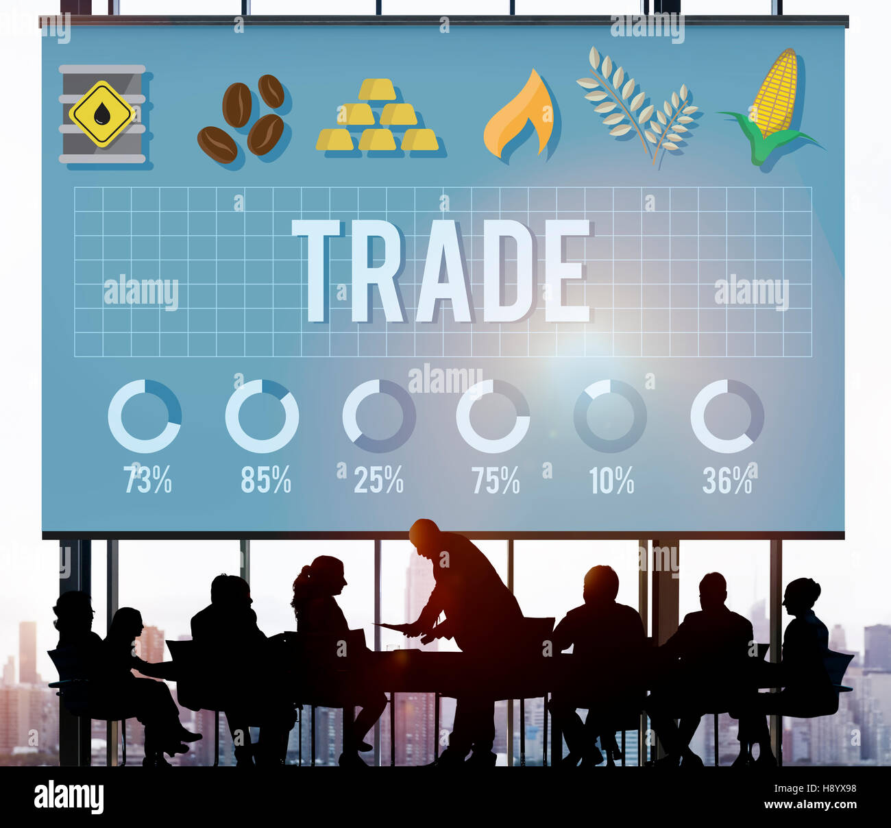 Trade Business Commerce Deal Exchange Export Concept Stock Photo - Alamy
