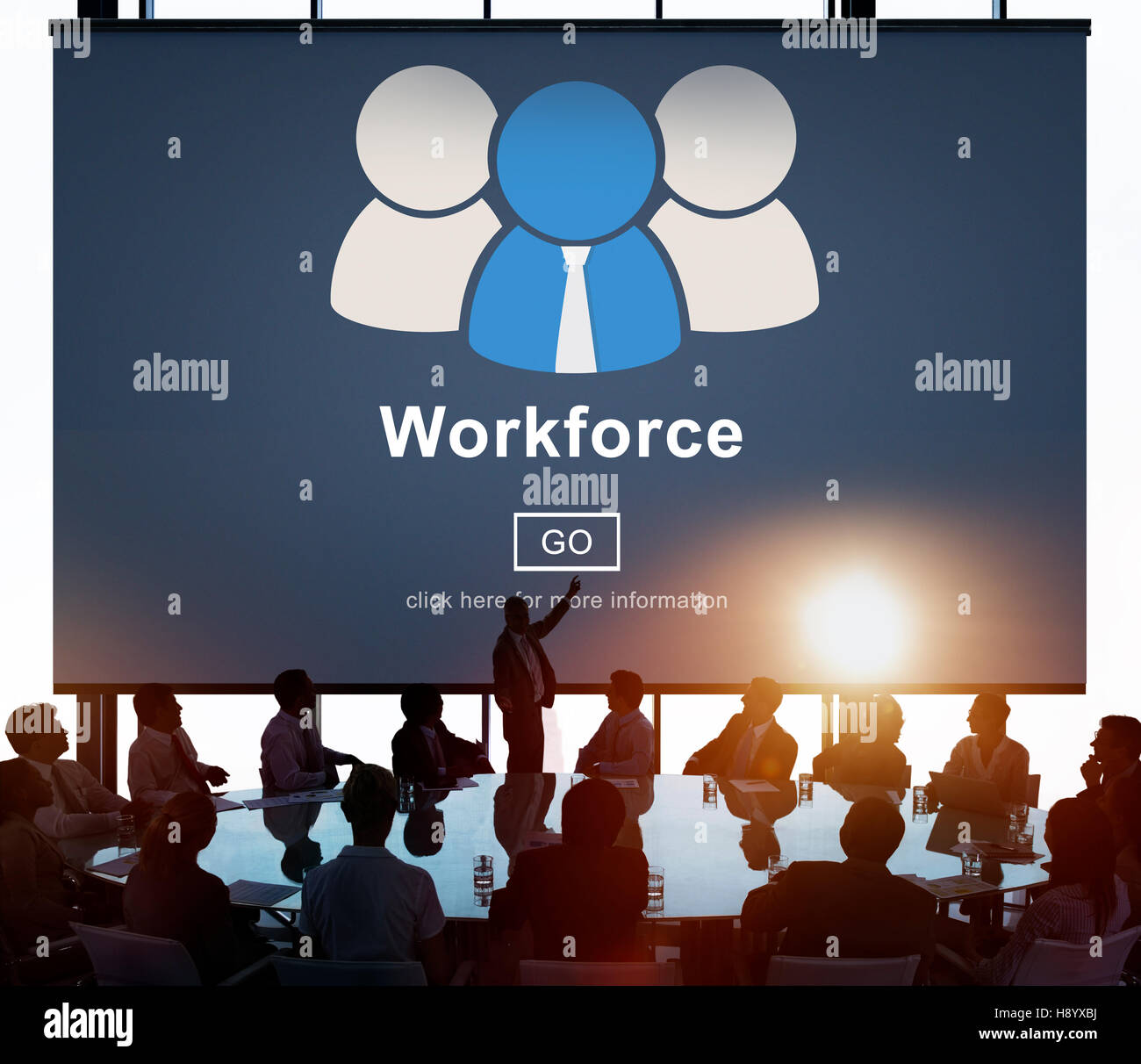 Workforce Team Teamwork Connection Partnership Concept Stock Photo - Alamy