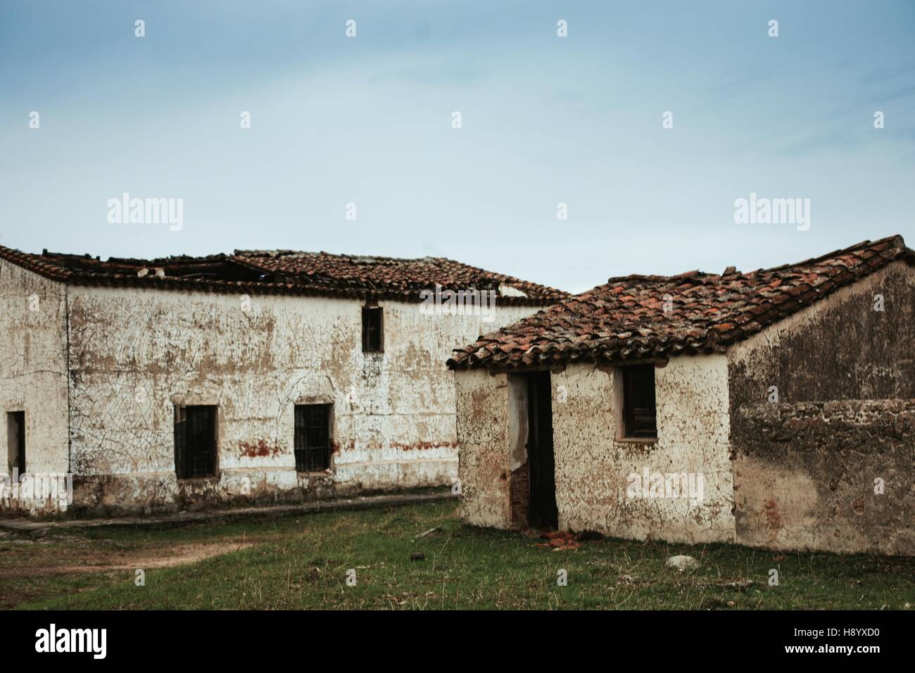 Old deteriorated roof hi-res stock photography and images - Alamy