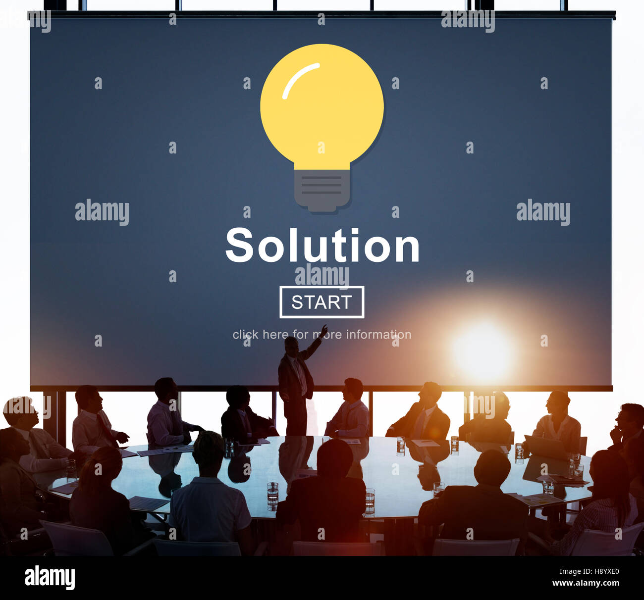 Solution Problem Solve Result Progress Concept Stock Photo - Alamy