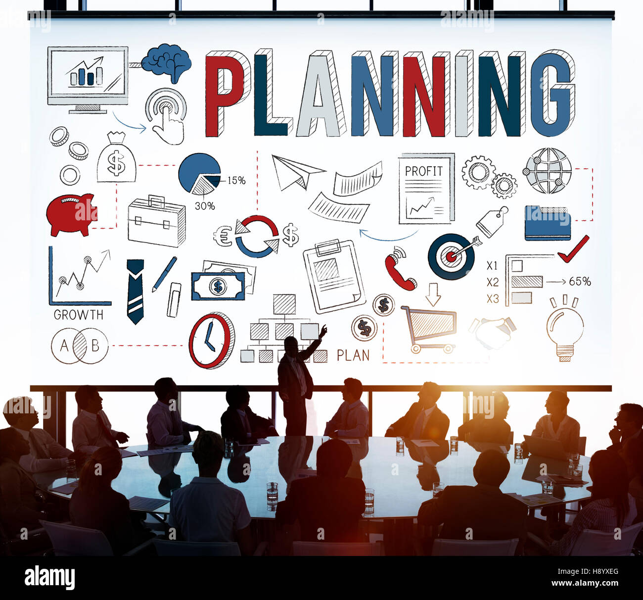 Planning Plan Process Solution Design Mission Concept Stock Photo - Alamy